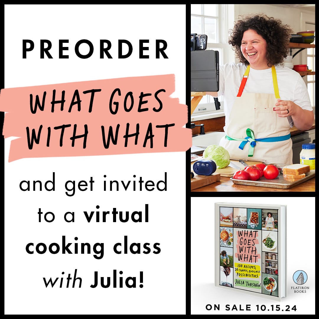 What Goes With What Preorder Virtual Cooking Class Giveaway